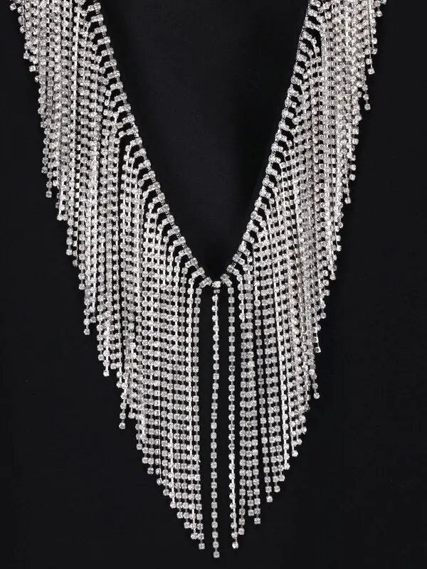 Sportmax Embellished V-neck Sleeveless Top