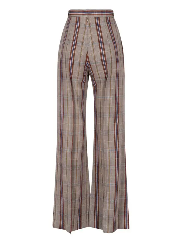 VIVIENNE WESTWOOD Wide Check Trousers