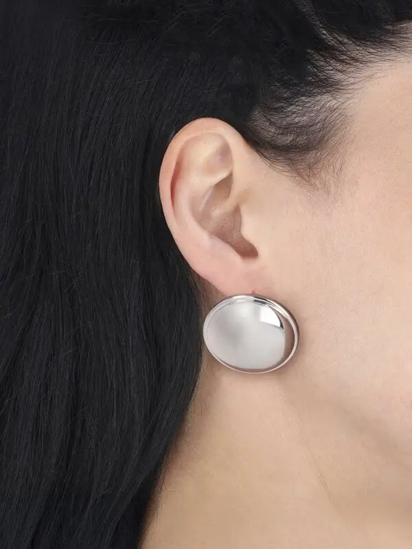 LEMAIRE Plated Brass Hoop Earrings