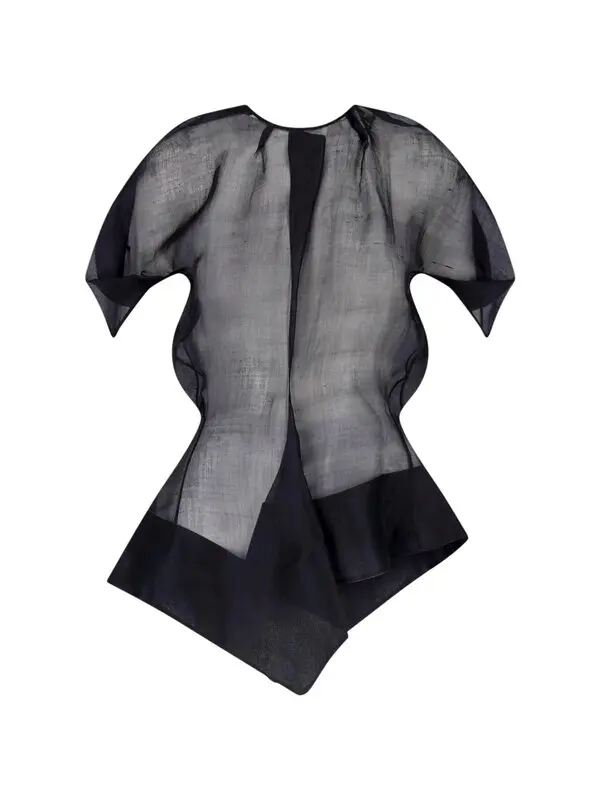 Khaite Rumi" Silk Top - Black