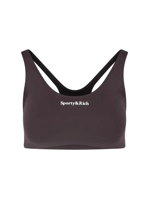 Sporty & Rich Logo Sports Bralette