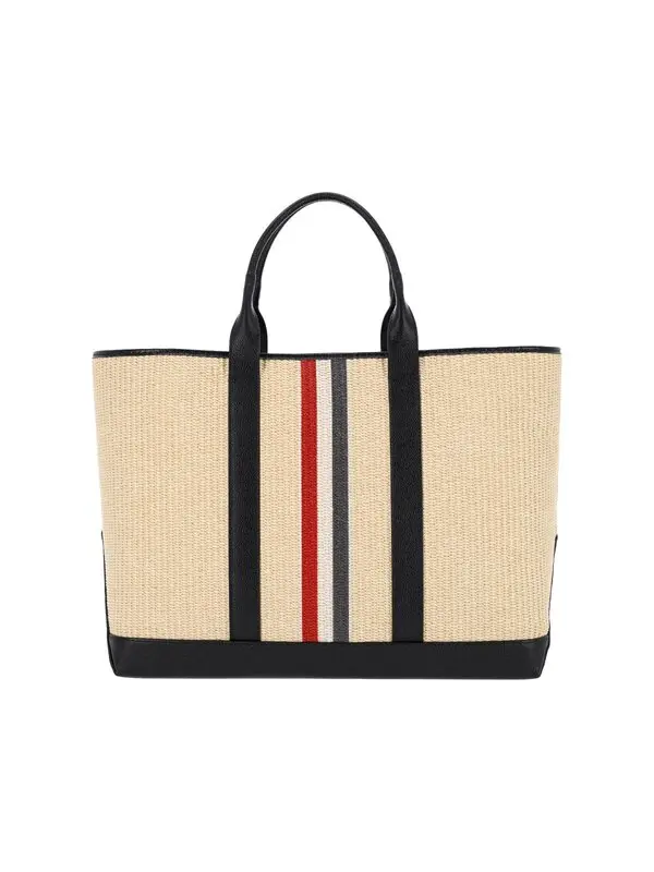 Thom Browne Medium Tote Bag - Beige