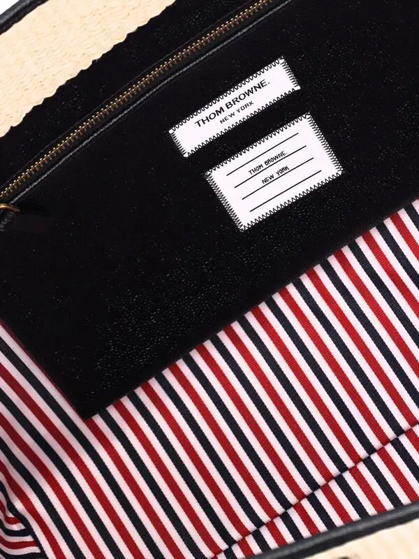 Thom Browne Medium Tote Bag - Beige