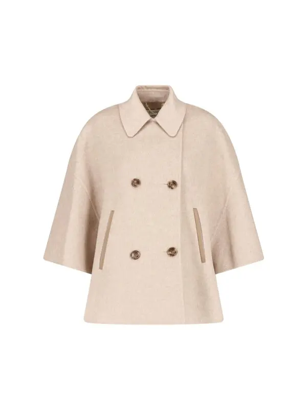 Max Mara Double-breasted Cashmere Cape