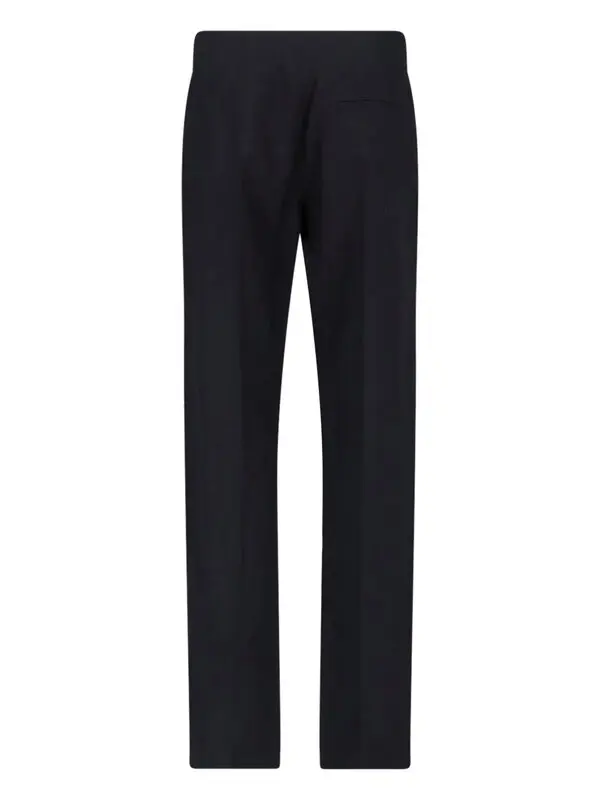 Khaite Straight Leg Virgin Wool Trousers