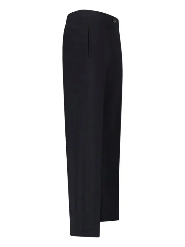 Khaite Straight Leg Virgin Wool Trousers