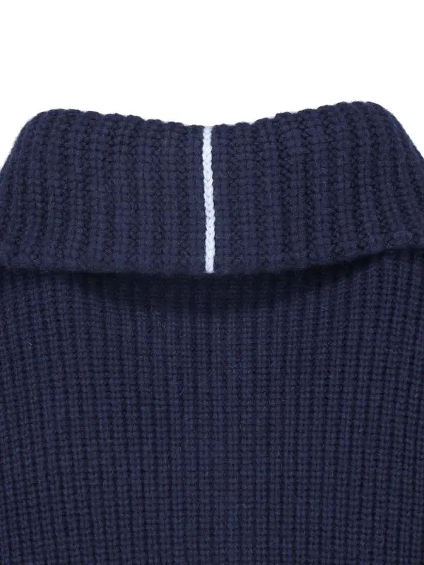 Malo Cashmere Zip Sweater