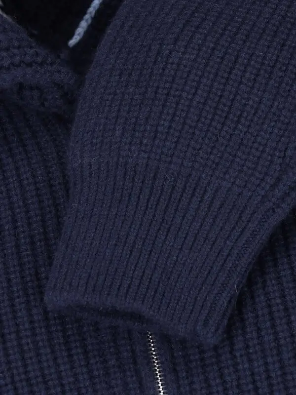 Malo Cashmere Zip Sweater