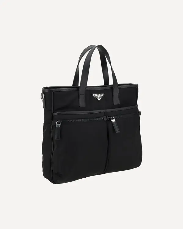 Prada Logoed Tote Bag