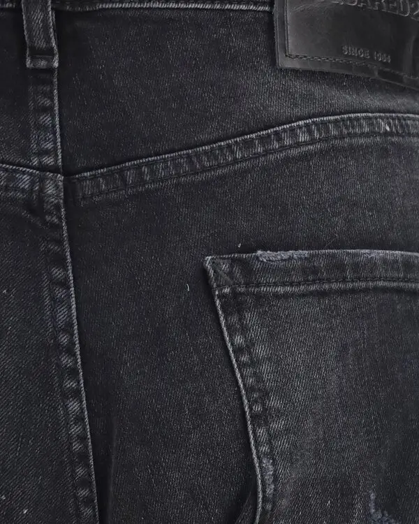 Dsquared2 Teddy Dark Wash Stretch Denim Jeans