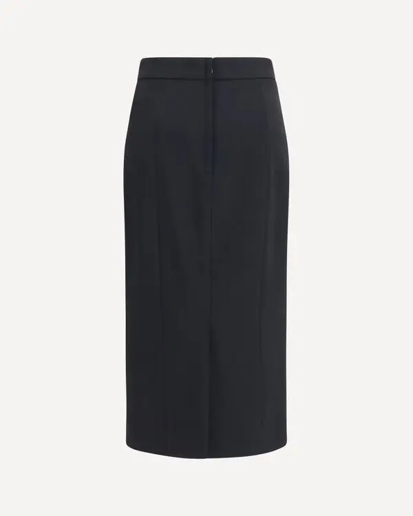 Dolce & Gabbana Stretch Wool Pencil Skirt
