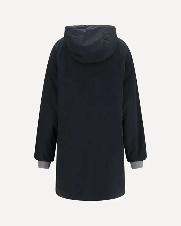Miu Miu Panama And Fleece Single-breasted Peacoat