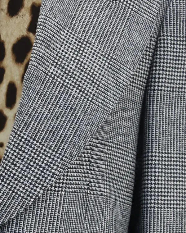 Dolce & Gabbana Prince Of Wales Single Breasted Blazer