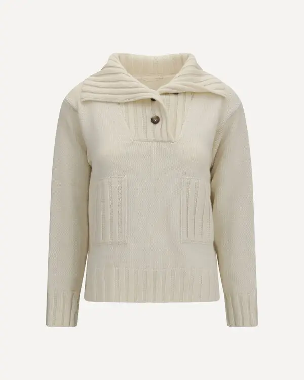 ELLA Ribbed Neck Sweater
