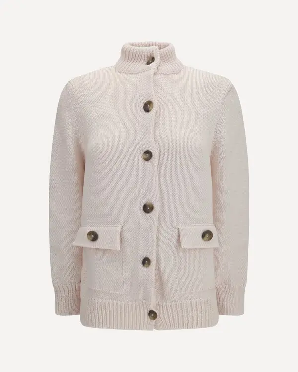ELLA High Neck Cardigan Feale