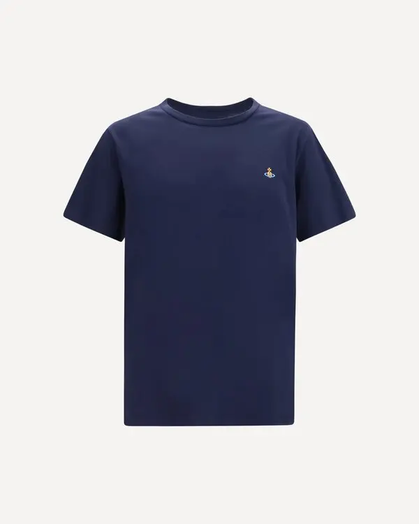 VIVIENNE WESTWOOD Cassic Orb T-shirt Mae - Blue
