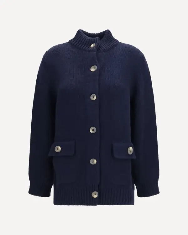 ELLA High Neck Cardigan