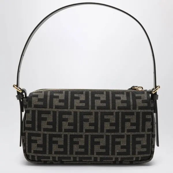 Fendi Ff Zucca Jacquard Small Zip Top Bag