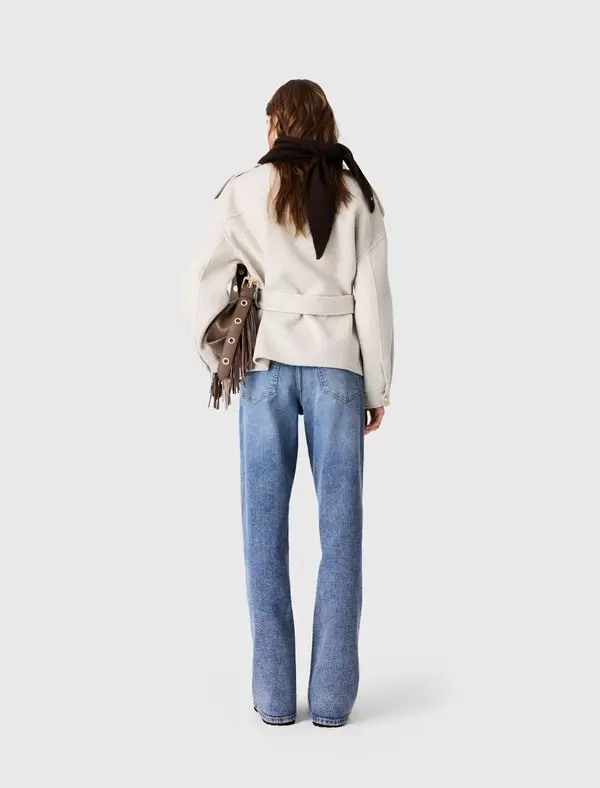 Maje Double-faced Mid-length Coat