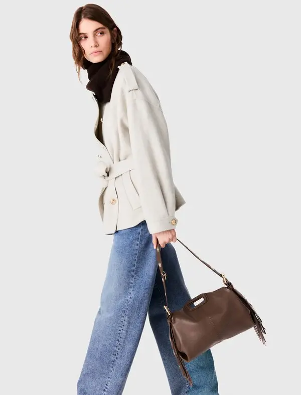 Maje Double-faced Mid-length Coat