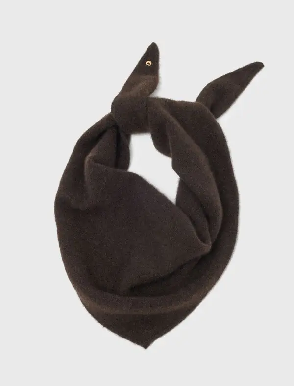 Maje Yak Blend Triangle Scarf