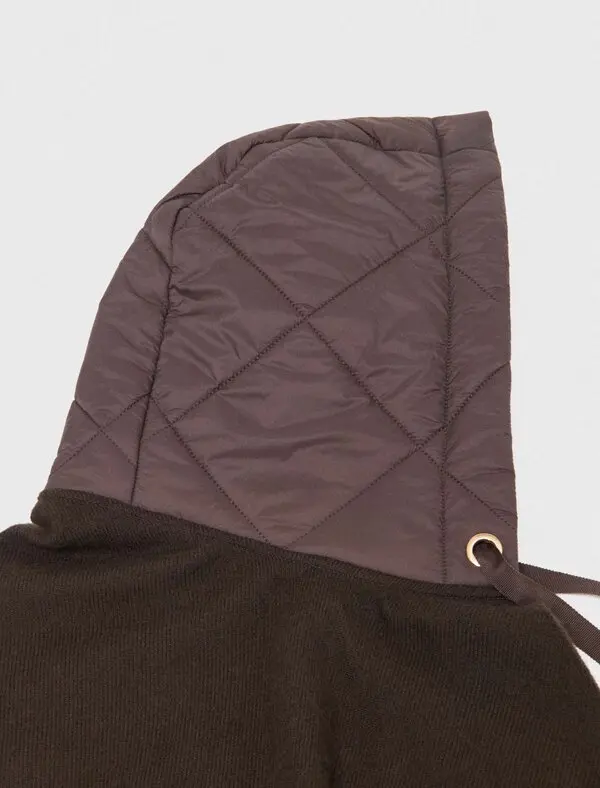 Maje Hooded Wool Scarf