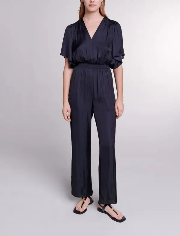 Maje Satin Trouser Suit
