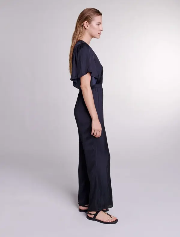 Maje Satin Trouser Suit