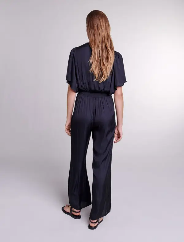 Maje Satin Trouser Suit