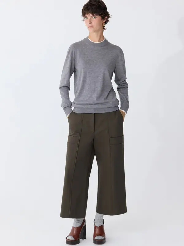 CALLAS MILANO Wyeth Cropped-leg Pant Military - Forest