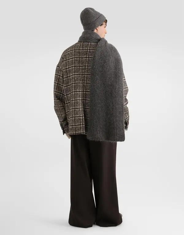 Dolce & Gabbana Serafino Ribbed Silk Pullover
