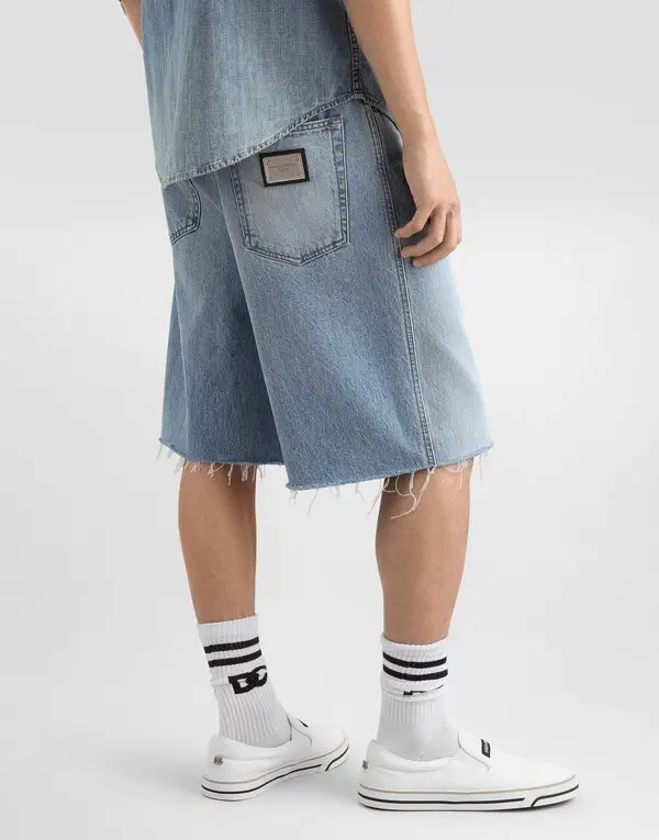 Dolce & Gabbana Denim Bermuda Shorts