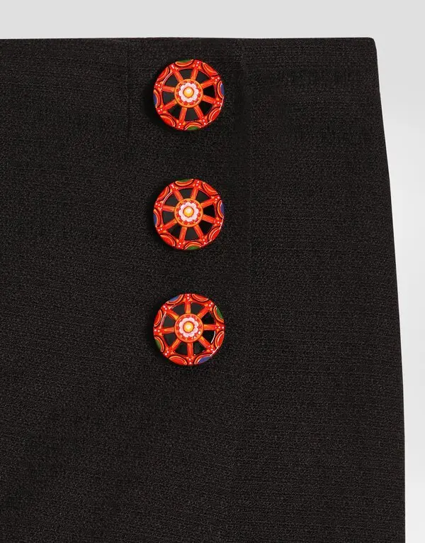 Dolce & Gabbana Miniskirt In Fabric