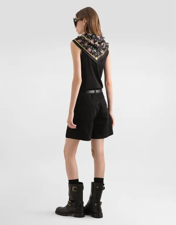 Dolce & Gabbana Jersey T-shirt With Scarf