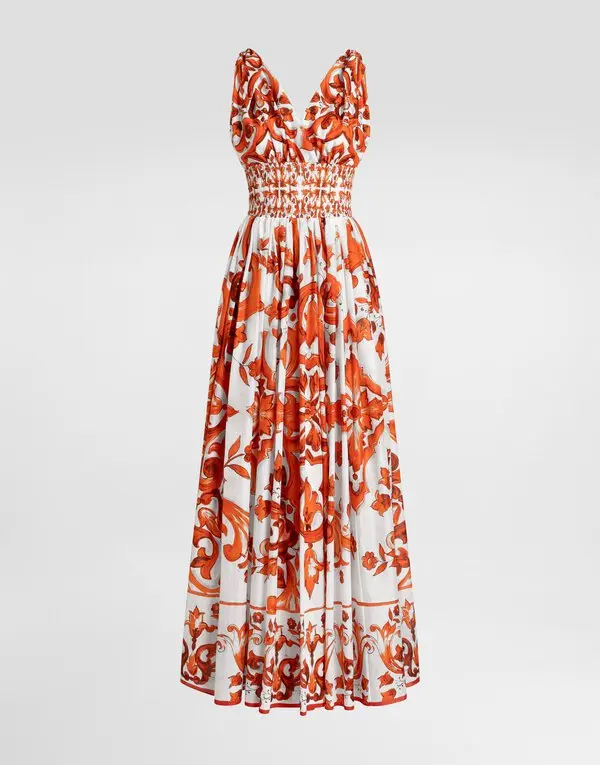 Dolce & Gabbana Majolica-print Maxi Dress