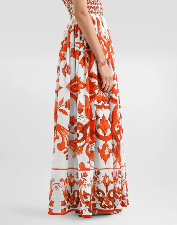 Dolce & Gabbana Majolica-print Maxi Dress