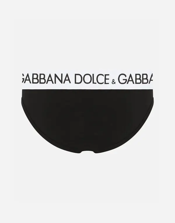 Dolce & Gabbana Mid-rise Briefs In Two-way Stretch Cotton