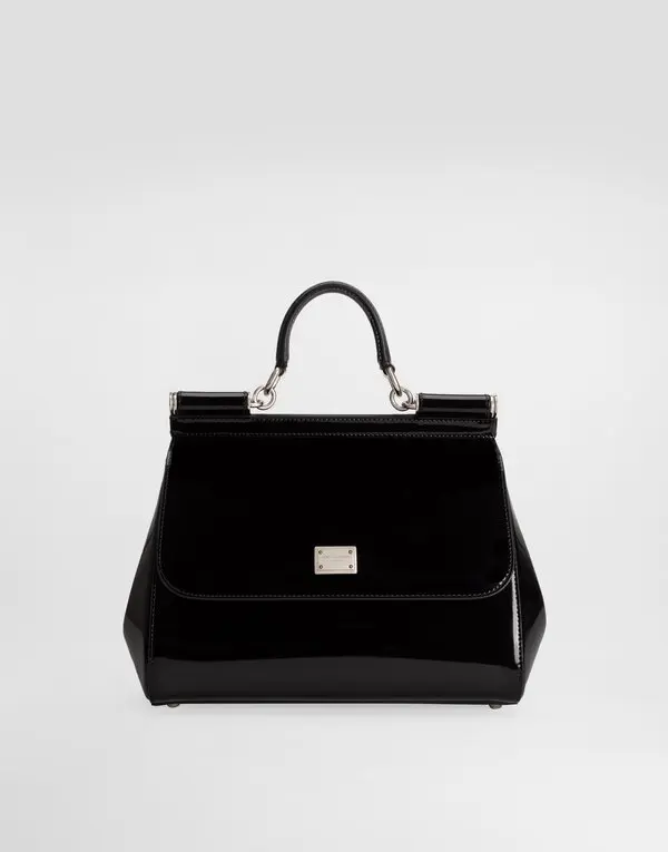 Dolce & Gabbana Large Sicily Handbag - Black