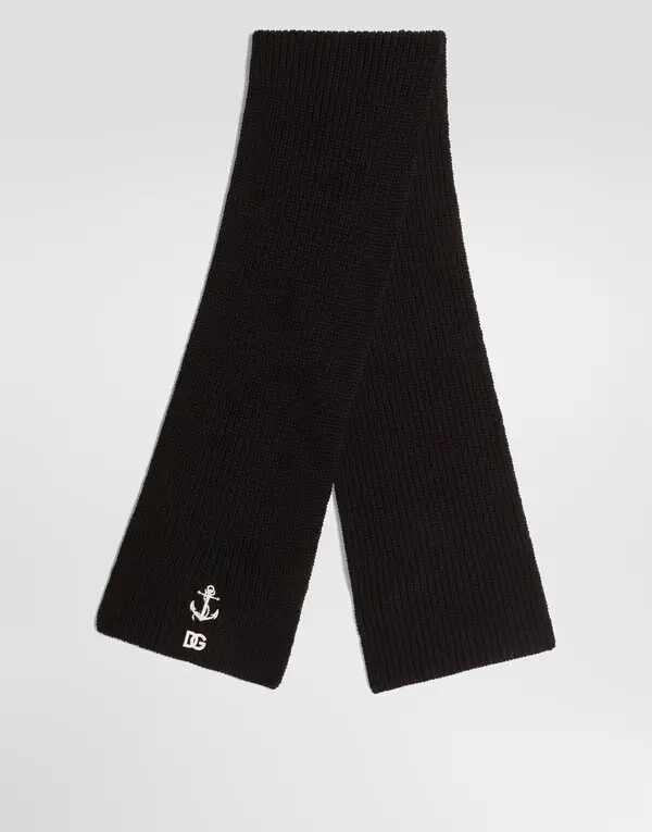 Dolce & Gabbana Ribbed Knit Scarf