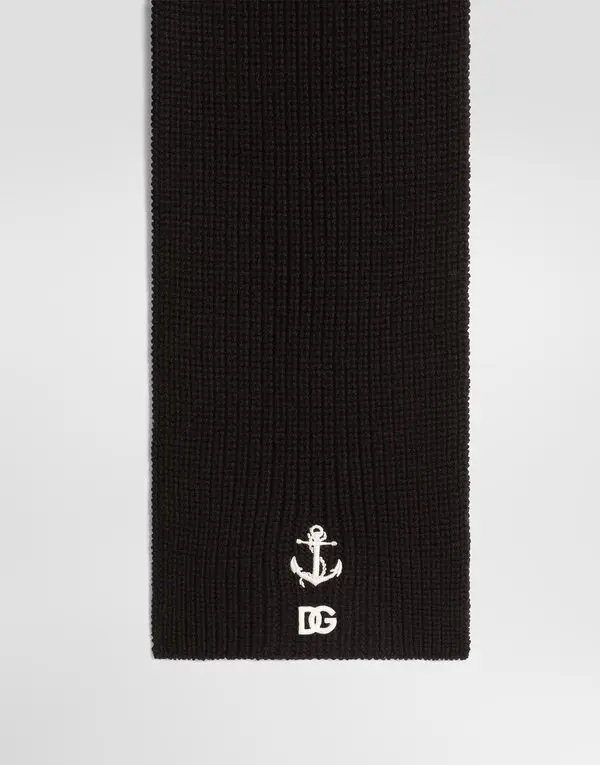 Dolce & Gabbana Ribbed Knit Scarf