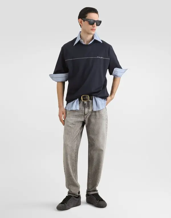 Dolce & Gabbana Cotton T-shirt With Logo
