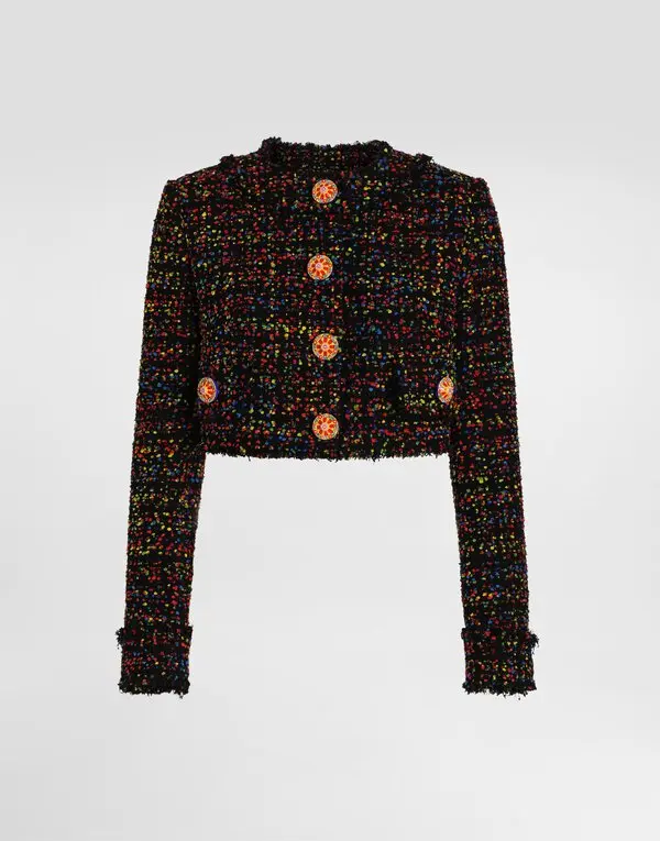 Dolce & Gabbana Short Tweed Jacket - Multicolor