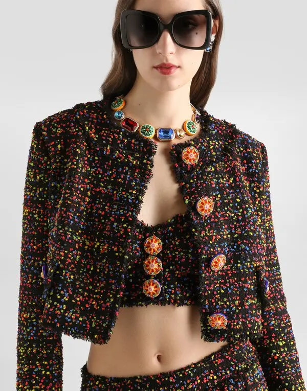 Dolce & Gabbana Short Tweed Jacket