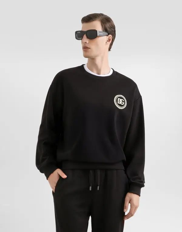 Dolce & Gabbana Jersey Sweatshirt With Patch