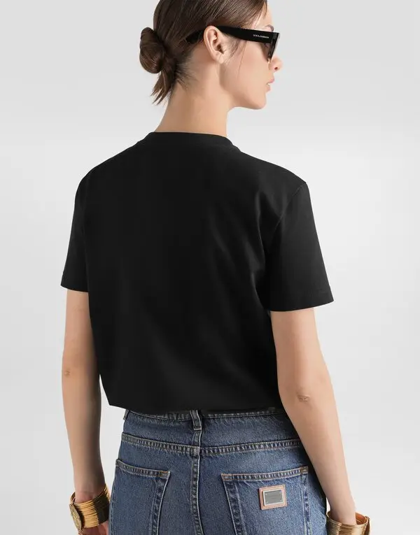 Dolce & Gabbana Embroidered Cotton T-shirt