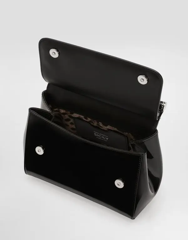 Dolce & Gabbana Kim Medium Sicily Handbag - Black