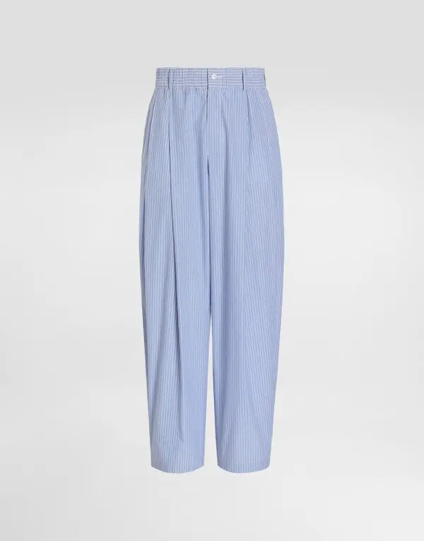 Dolce & Gabbana Striped Cotton Jogging Trousers - Multicolor