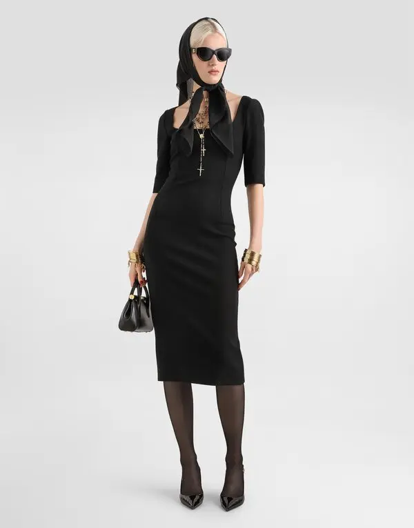 Dolce & Gabbana Double Wool Crêpe Dress