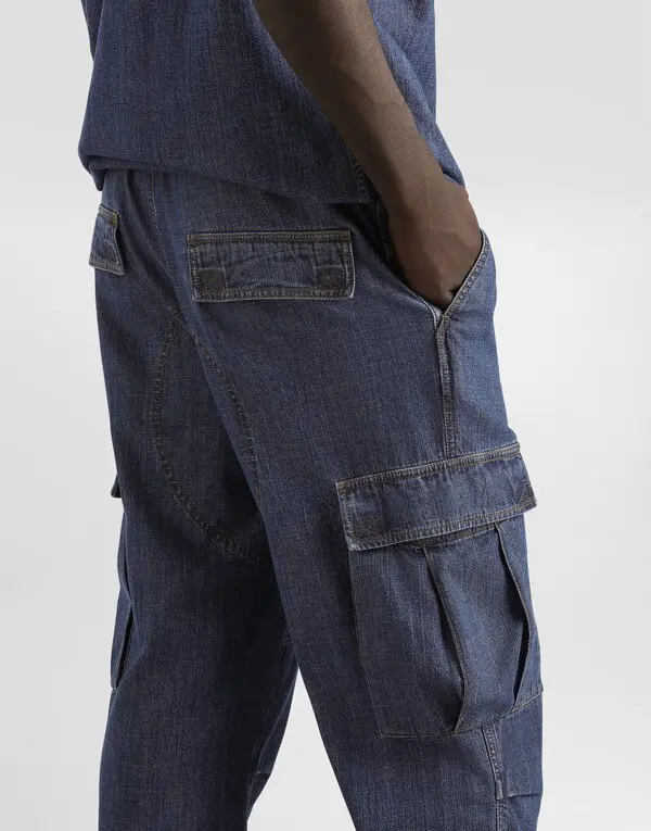 Dolce & Gabbana Cargo Denim Trousers