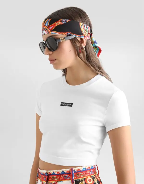 Dolce & Gabbana Jersey T-shirt With Logo